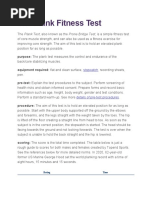 Trunk Rotation Flexibility Test Guide | PDF