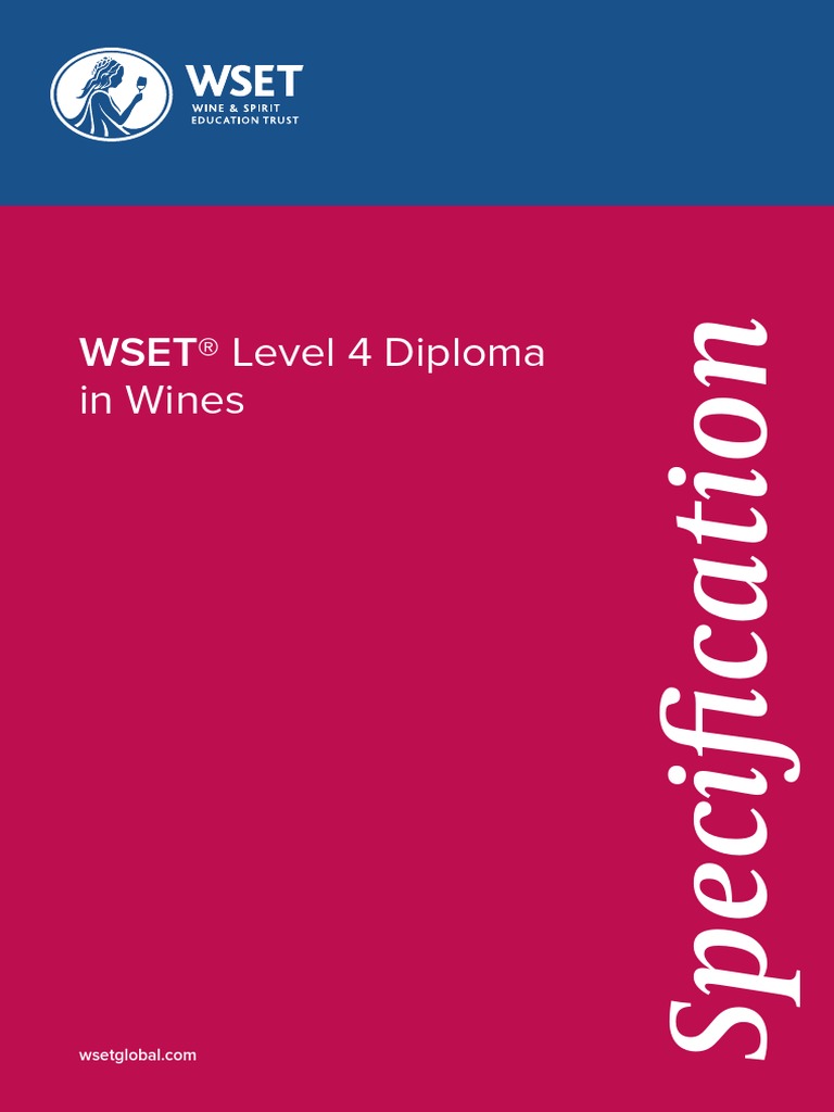 WSET L4Wines Specification en Aug2022 | PDF | Winemaking | Rose