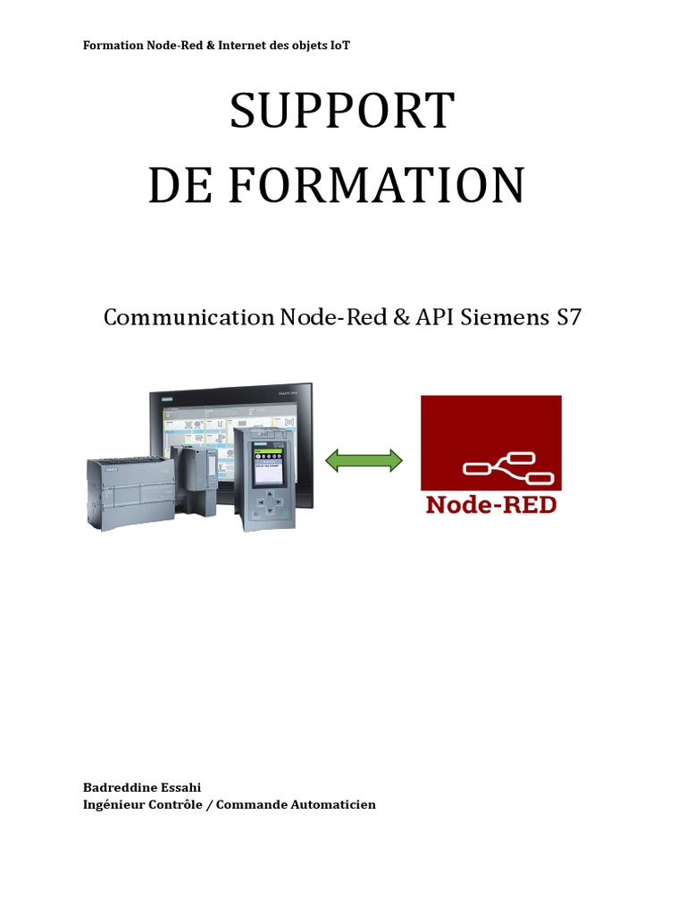 Communication Node-Red & API Siemens | PDF