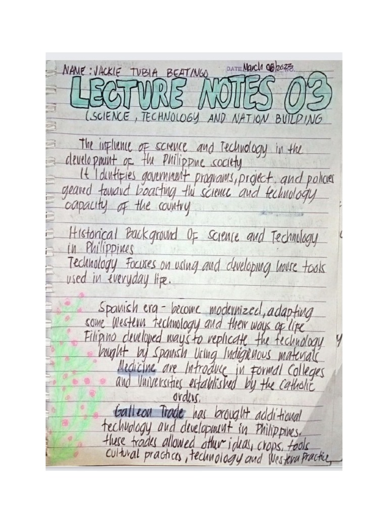 LECTUREnotes 3 | PDF