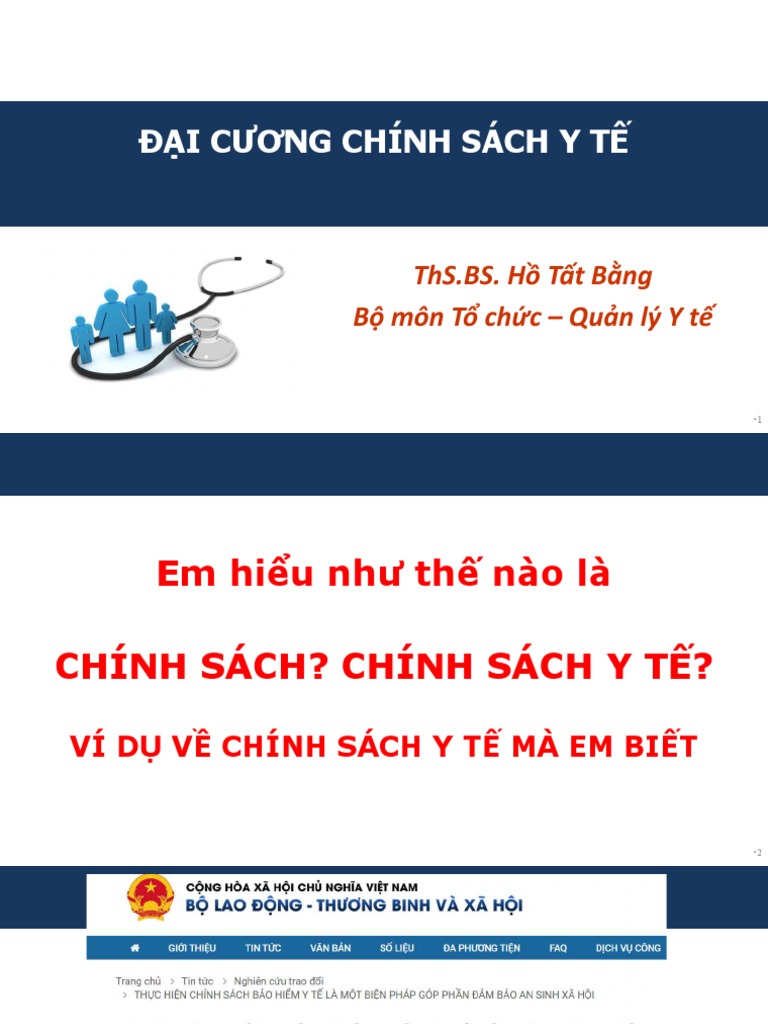 Dai Cuong Ve Chinh Sach y Te | PDF