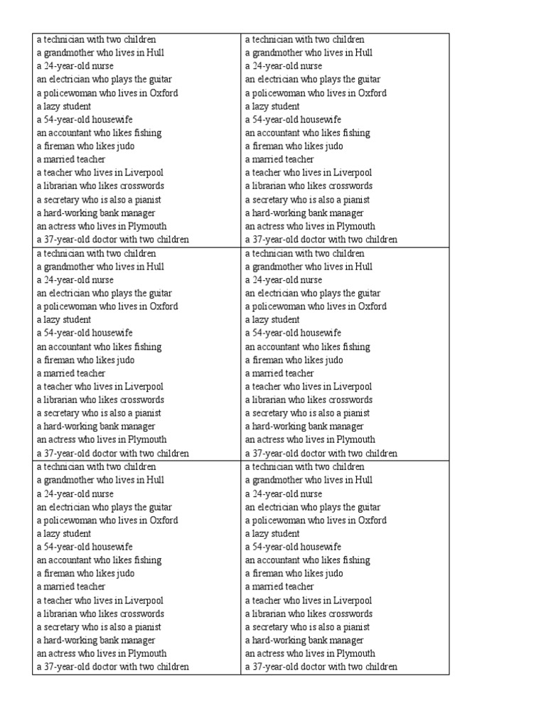 Chit Chat Game | PDF