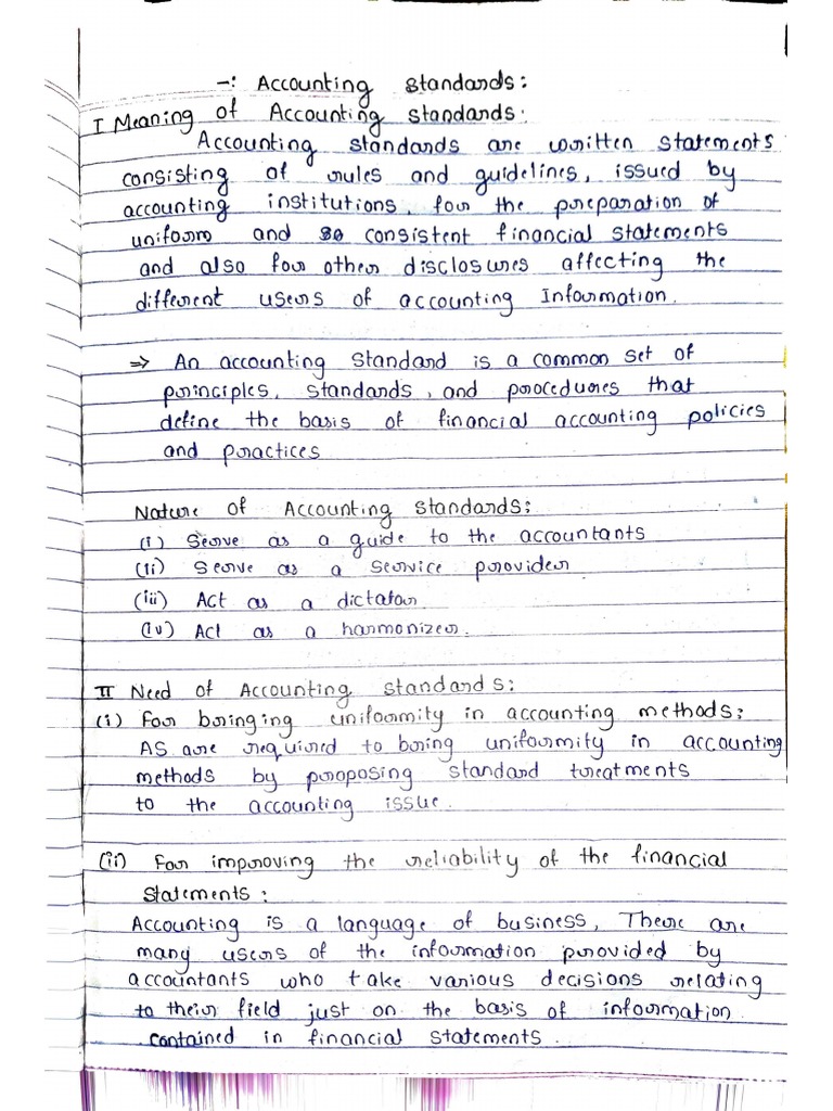 Accounting Standards Introduction Ias 1st | PDF