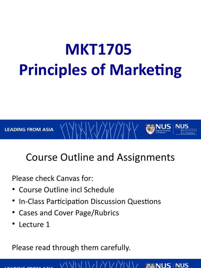 NUS Lecture 1 - Intro Jan 23 Student | PDF