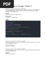 Exercices Java: Classes et Héritage | PDF
