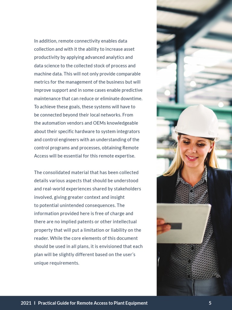 Remote Access Guide for Plant Equipment | PDF | Technology & Engineering