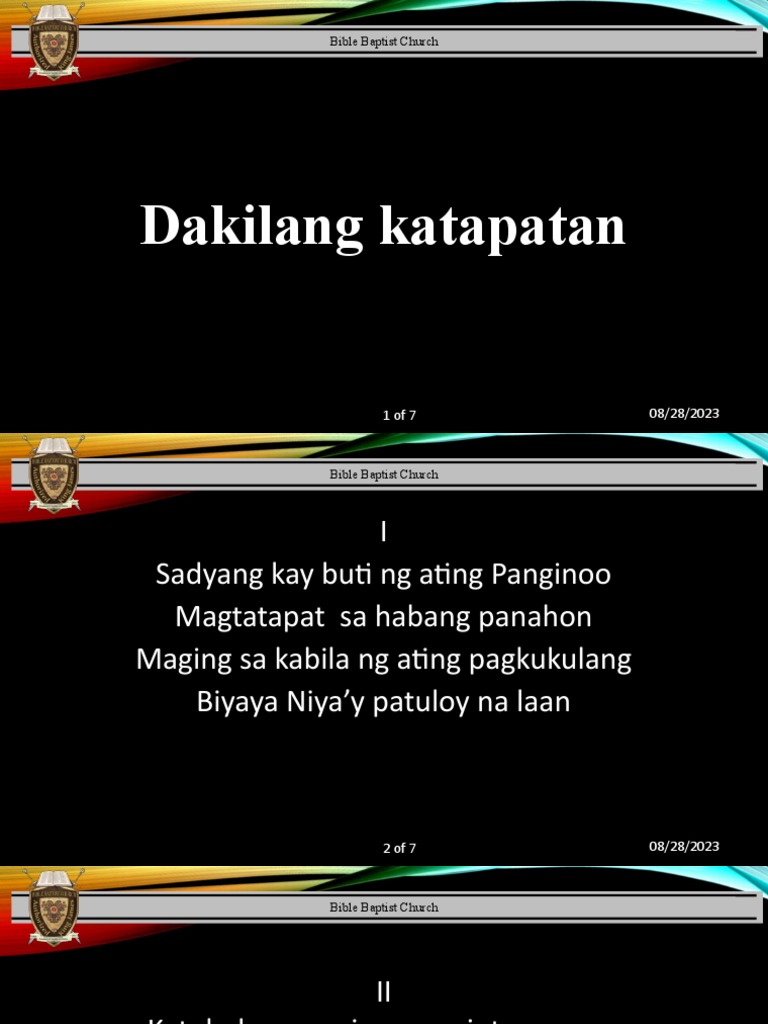 Dakilang Katapatan | PDF