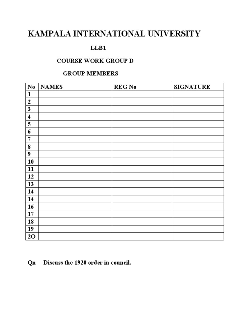 1920 Order in Council-1 | PDF