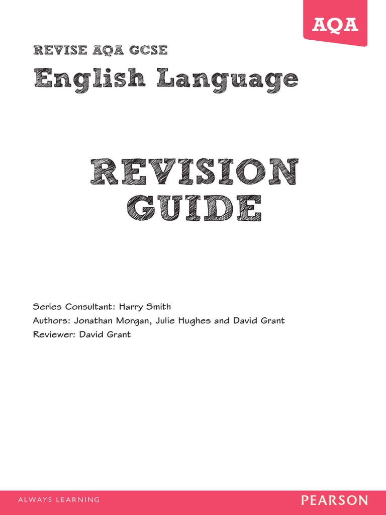 Revise AQA GCSE English Language Revision Guide | PDF