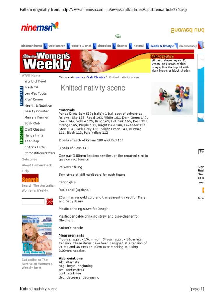 FREE Nativity Scene | PDF