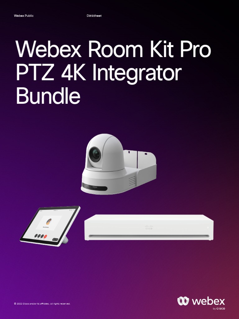 Datasheet Cisco-KitPro VC Codec | PDF | Hdmi | Ip Address