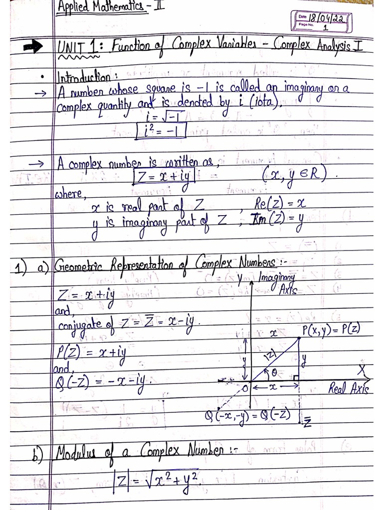 Unit 1 - Notes | PDF
