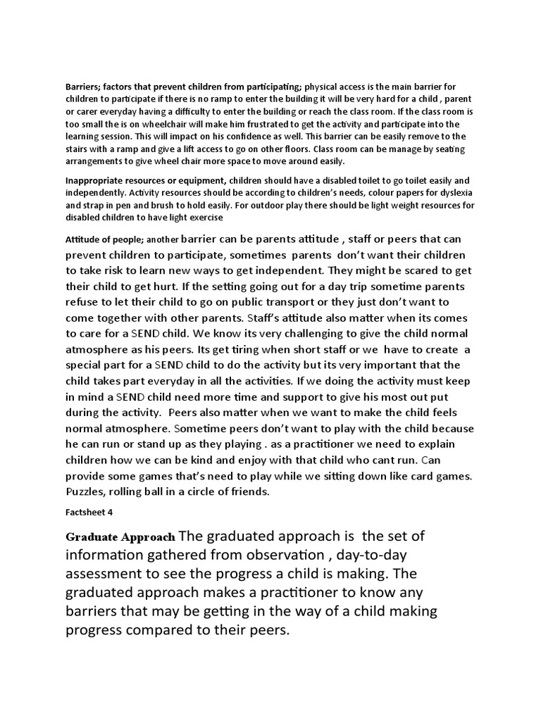 Barriers of Special Education Needs | PDF | Wheelchair | Child Protection