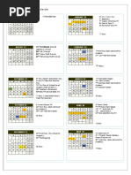 Ntu Academic Calendar Ay2025 26 (Semester) | PDF | Observances