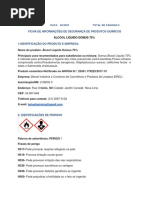 FISPQ V11 2017 Resim | PDF | Combustão | Dióxido de carbono