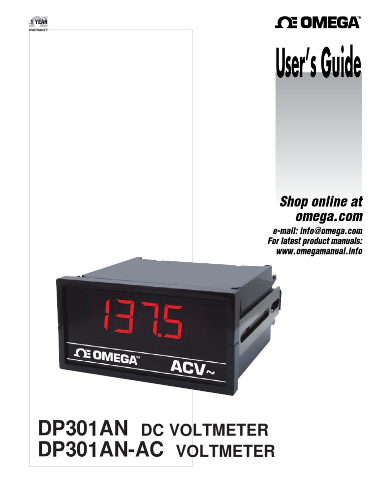 AC DC Voltmeter | PDF | Electrical Connector | Alternating Current