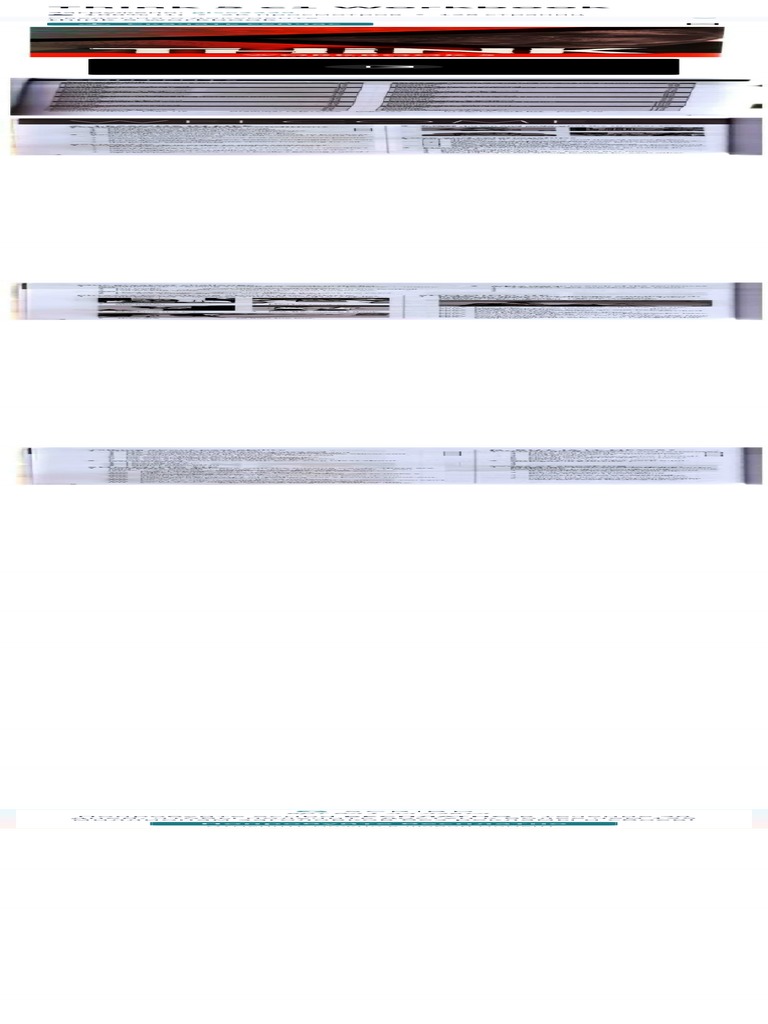 Think 5 c1 Workbook PDF | PDF