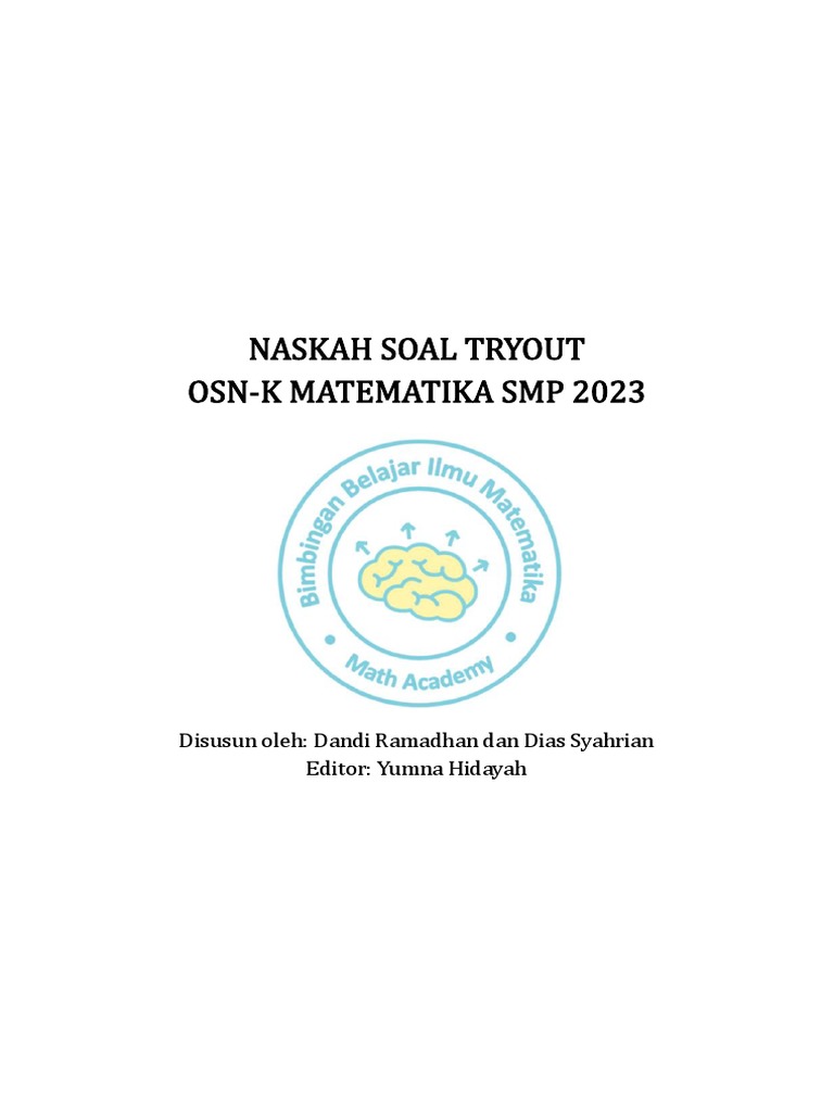 Soal To Osk SMP 2023 | PDF
