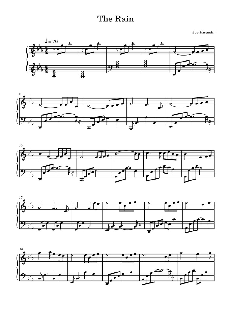 The Rain | PDF