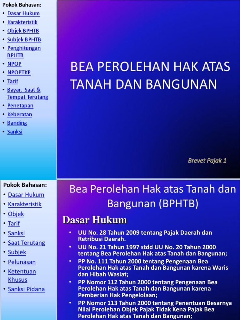 04 Slide BPHTB | PDF