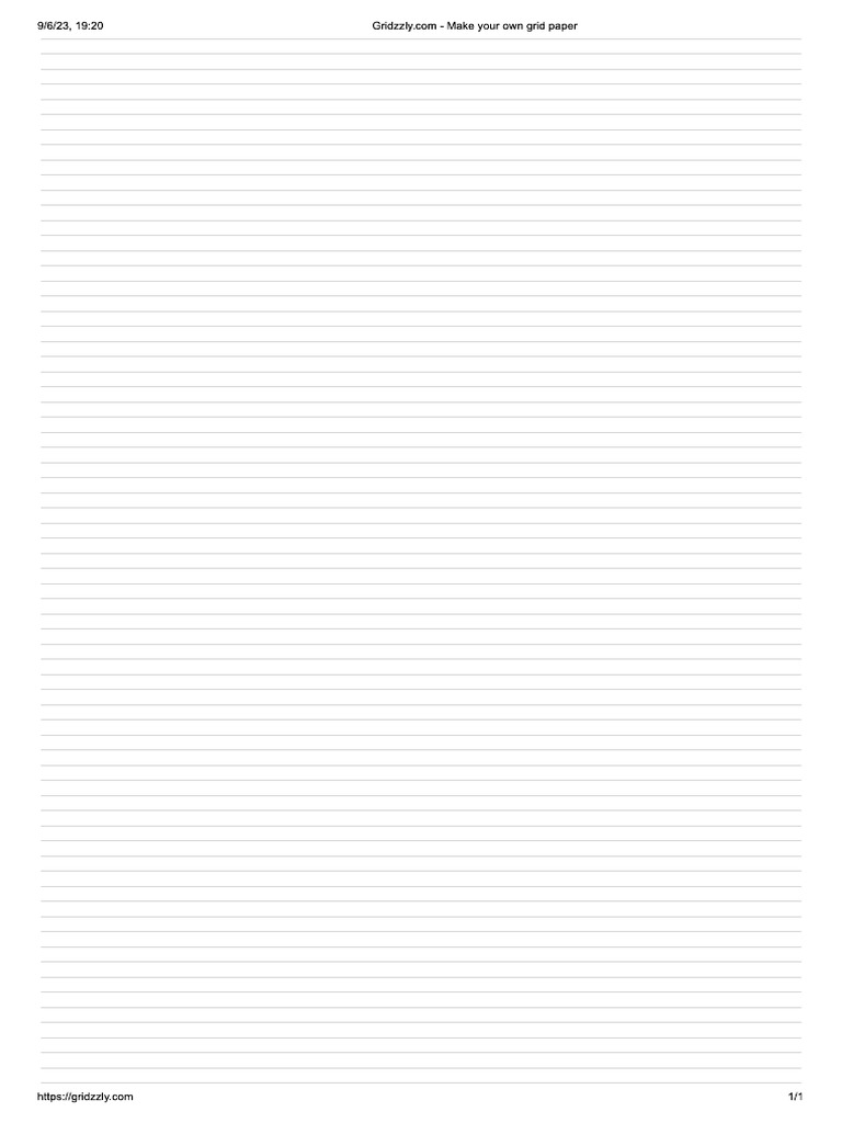 Make Your Own Grid Paper 3 | PDF