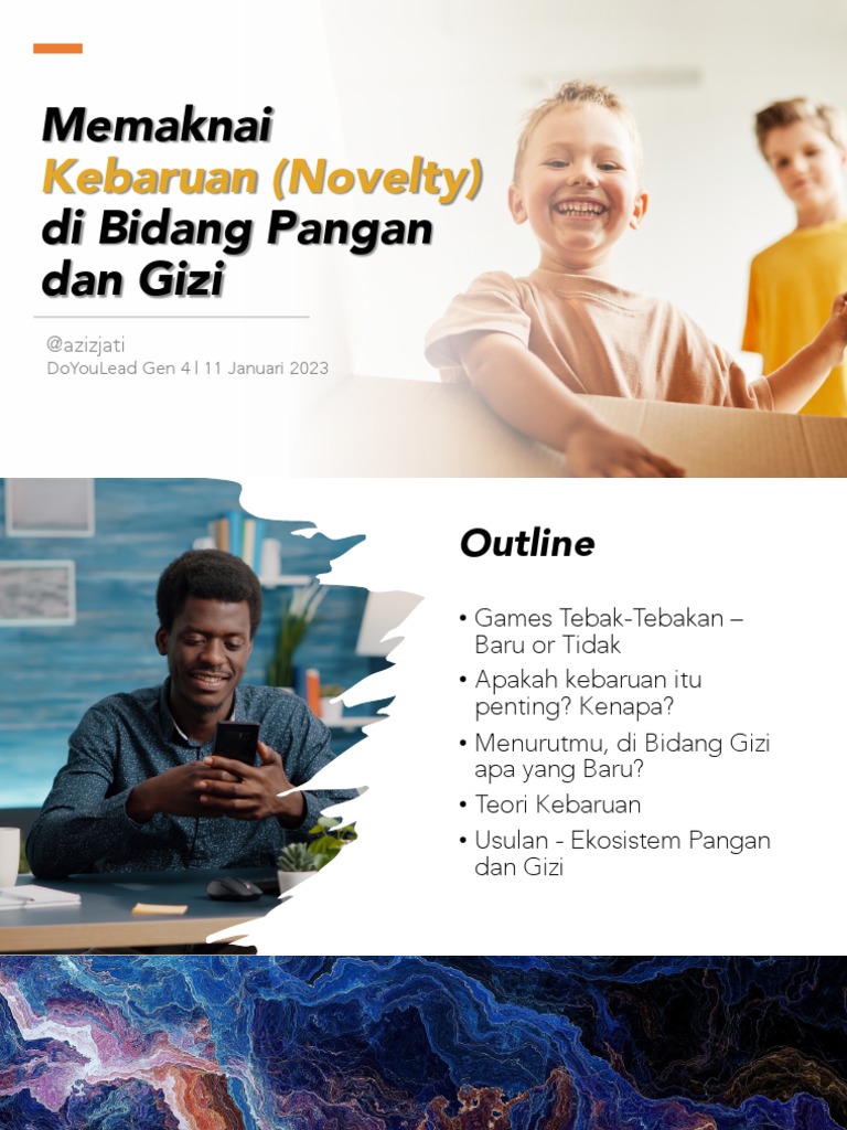 Gizi Dan Kebaruan - Novelty | PDF