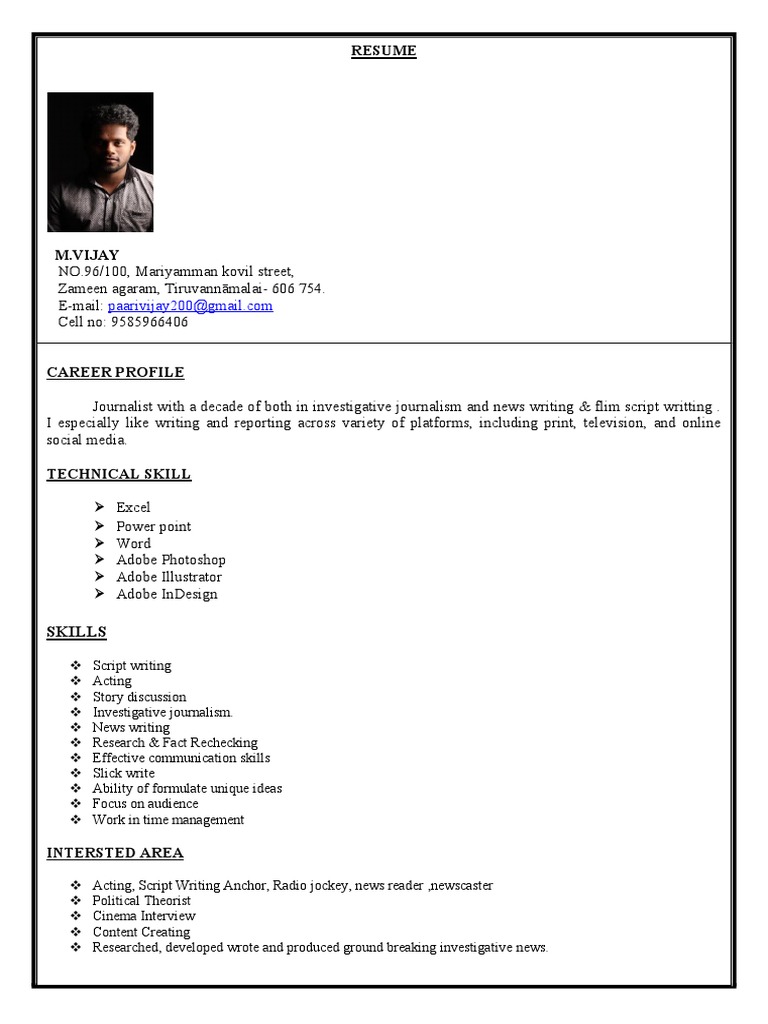 Vijay Resume 2023 | PDF