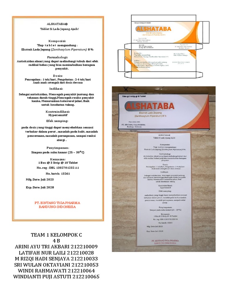 Brosur Tablet Silada JEpang Ajaib | PDF