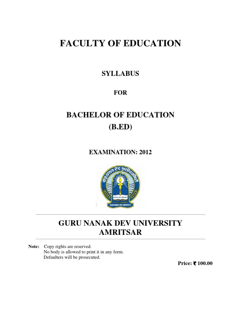 B.ed Syllabus | PDF | Learning Styles | Test (Assessment)