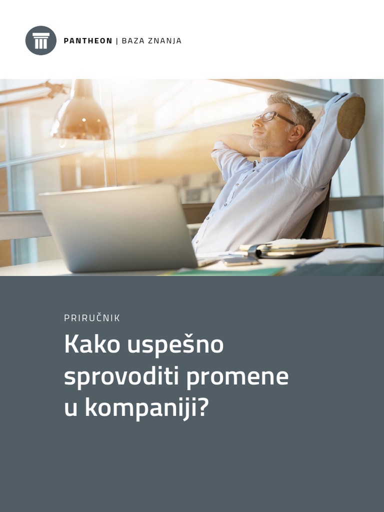 Kako uspešno sprovoditi promene u kompaniji | PDF