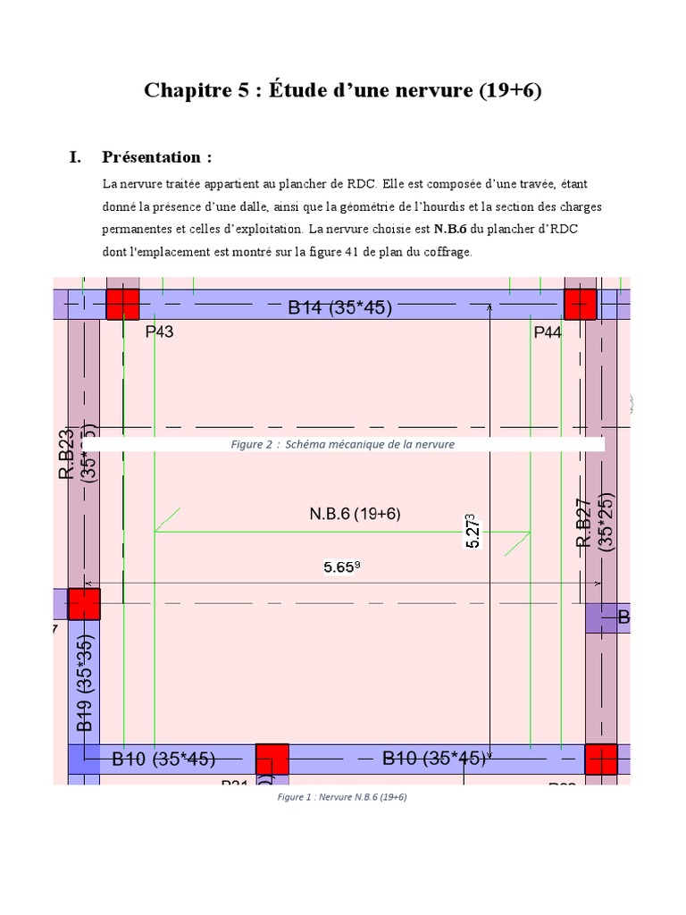 Etude D'un Nervure Isostatique | PDF | Ingénierie des structures | Ingénierie civile