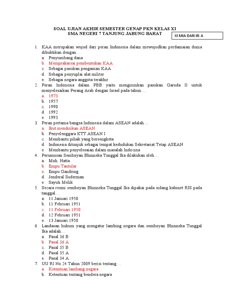 PKN Xi Mia & Iis A - Gustia | PDF