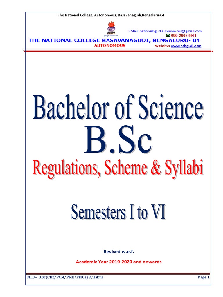 B SC Syllabus (All Sem) | PDF | Bacteria | Sponge