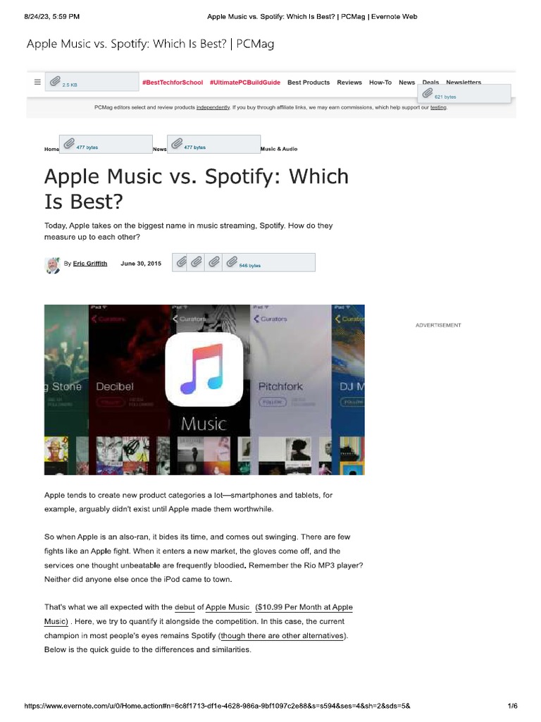 Apple Music vs. Spotify Which Is Best | PDF