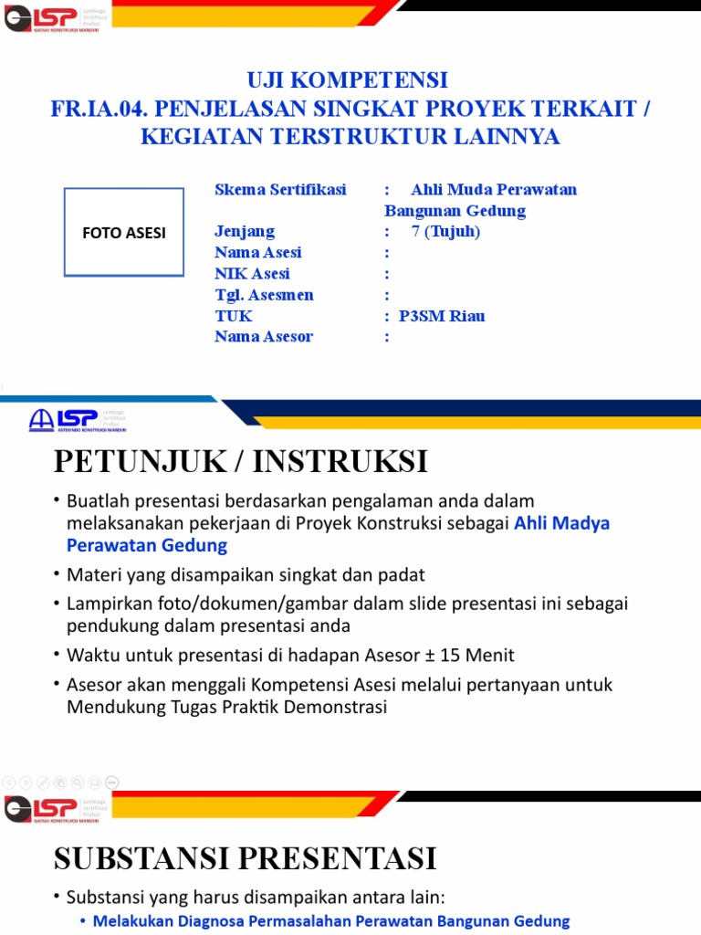 Ahli Muda Perawatan Bangunan Gedung Jenjang 7 Pdf