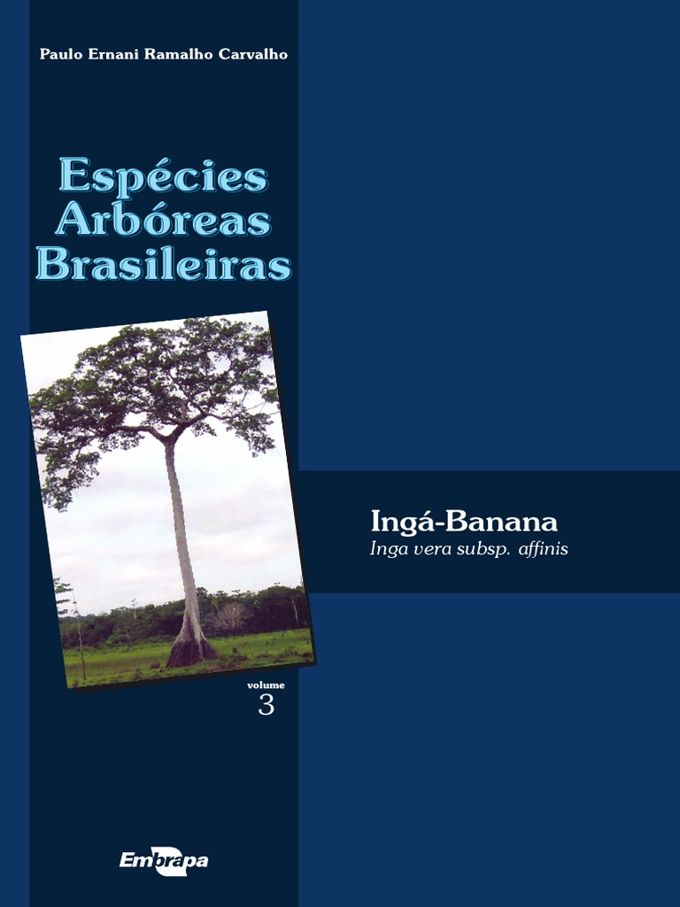 Especies Arboreas Brasileiras Vol 3 Inga Banana | PDF | Madeira | Botânica