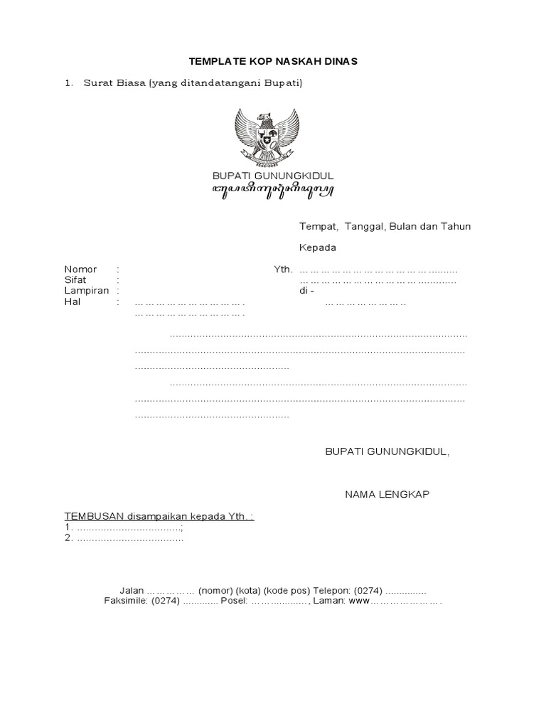 Template Kop Surat UPT, Puskesmas Dan SMP Huruf Jawa | PDF | Kajian ...