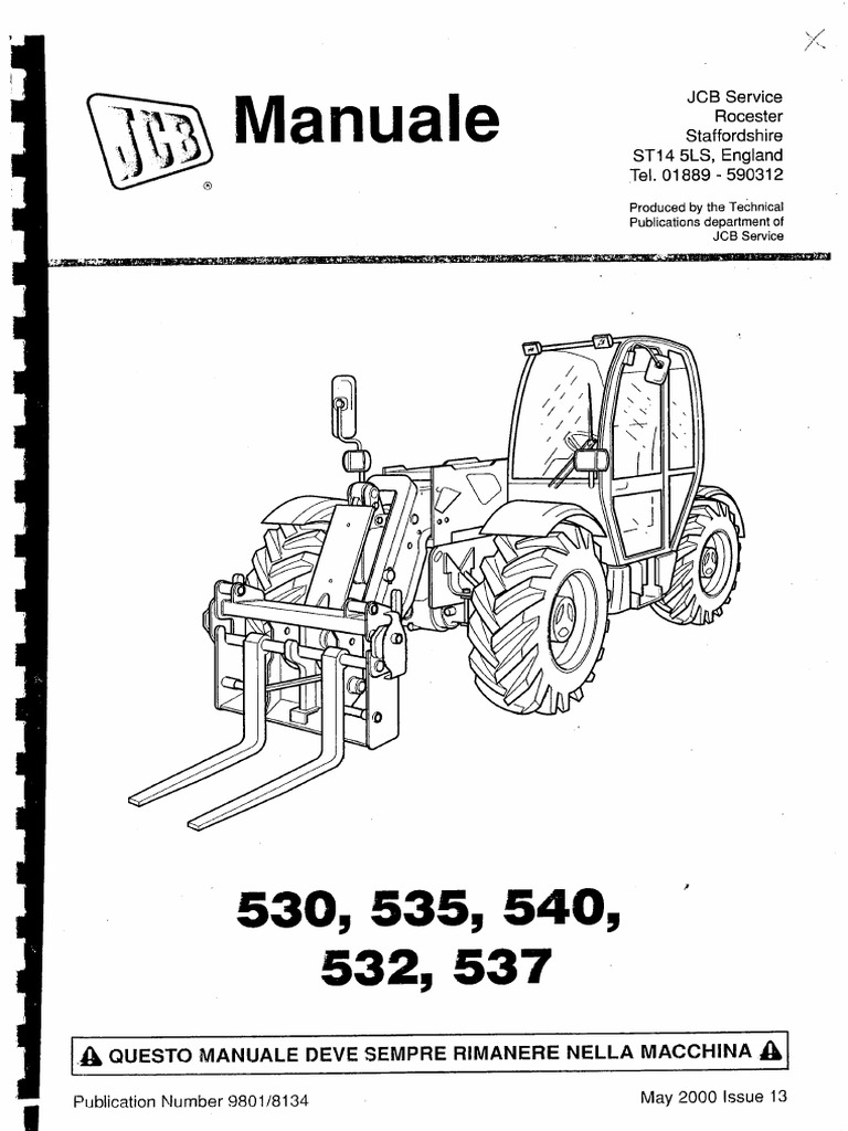 JCB Manuale | PDF