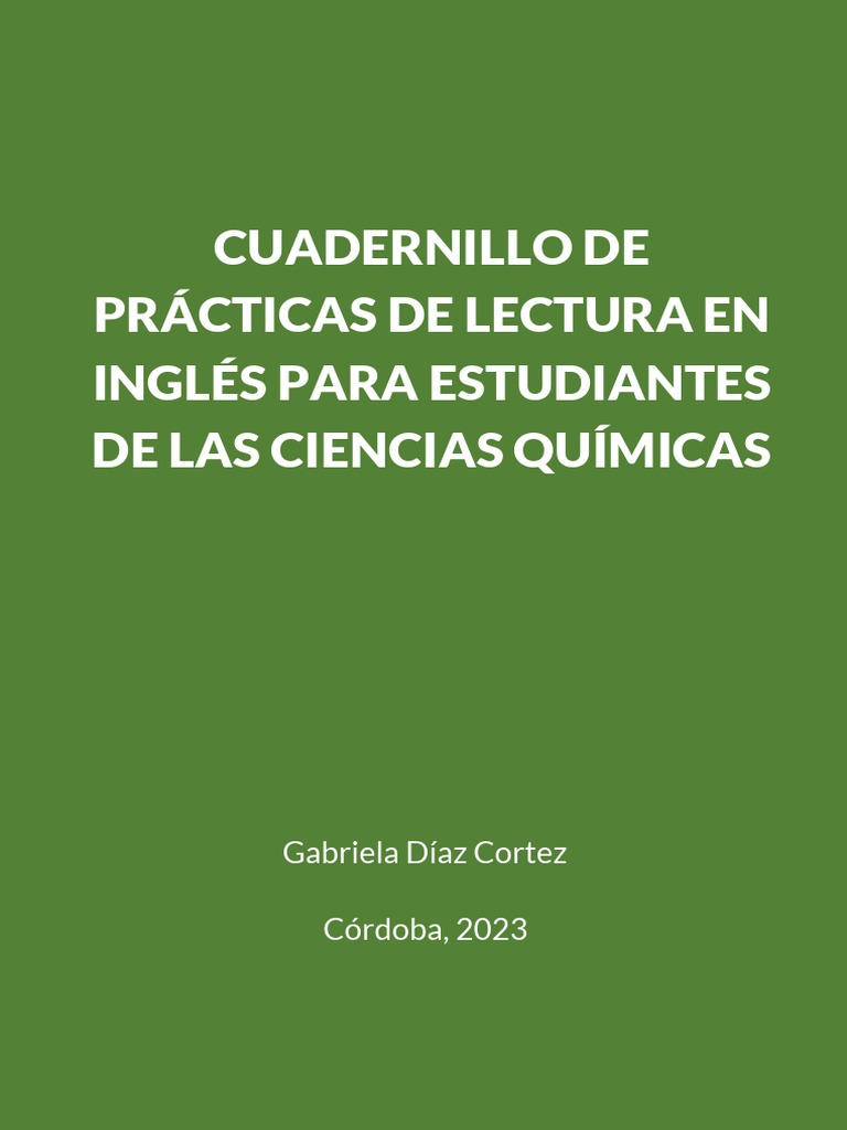 Cuadernillo de Prácticas de Lectura en Inglés | PDF