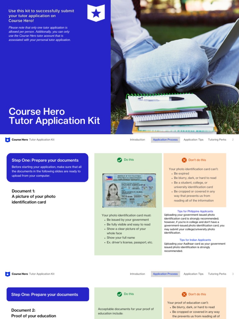 Tutor Application Kit | PDF