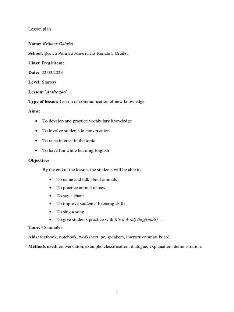 Lesson 3 - Clasa Preg | PDF