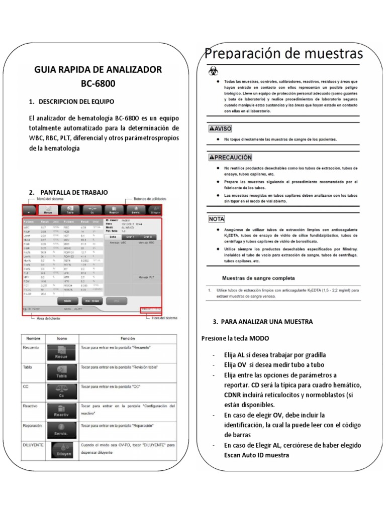 Guia Rapida BC-6800 | PDF