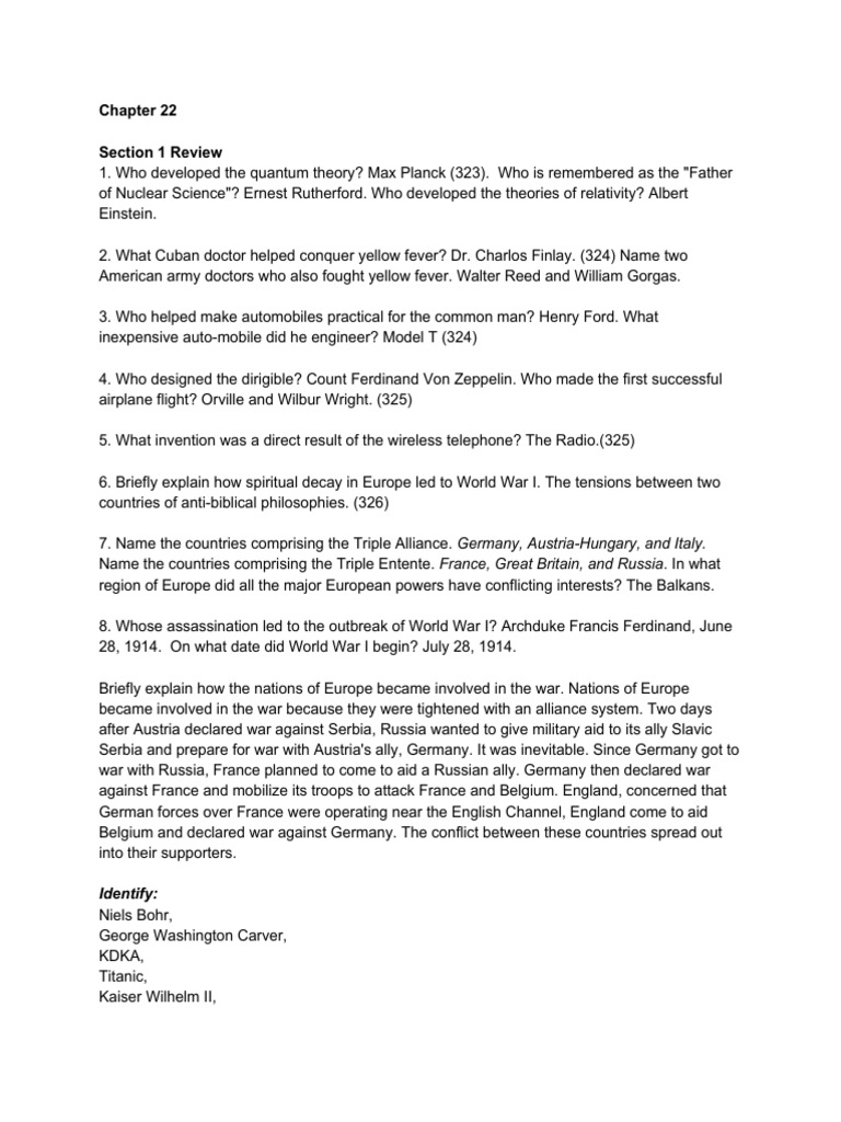 History Section 22 | PDF