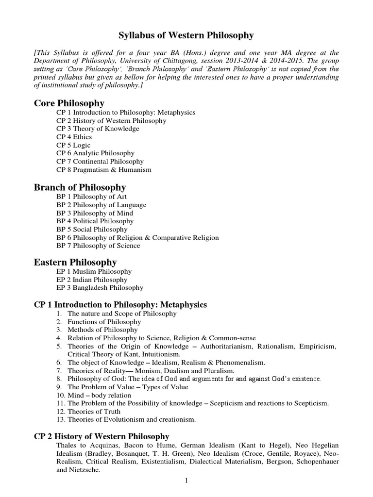 Western Philosophy | PDF | Epistemology | Logic