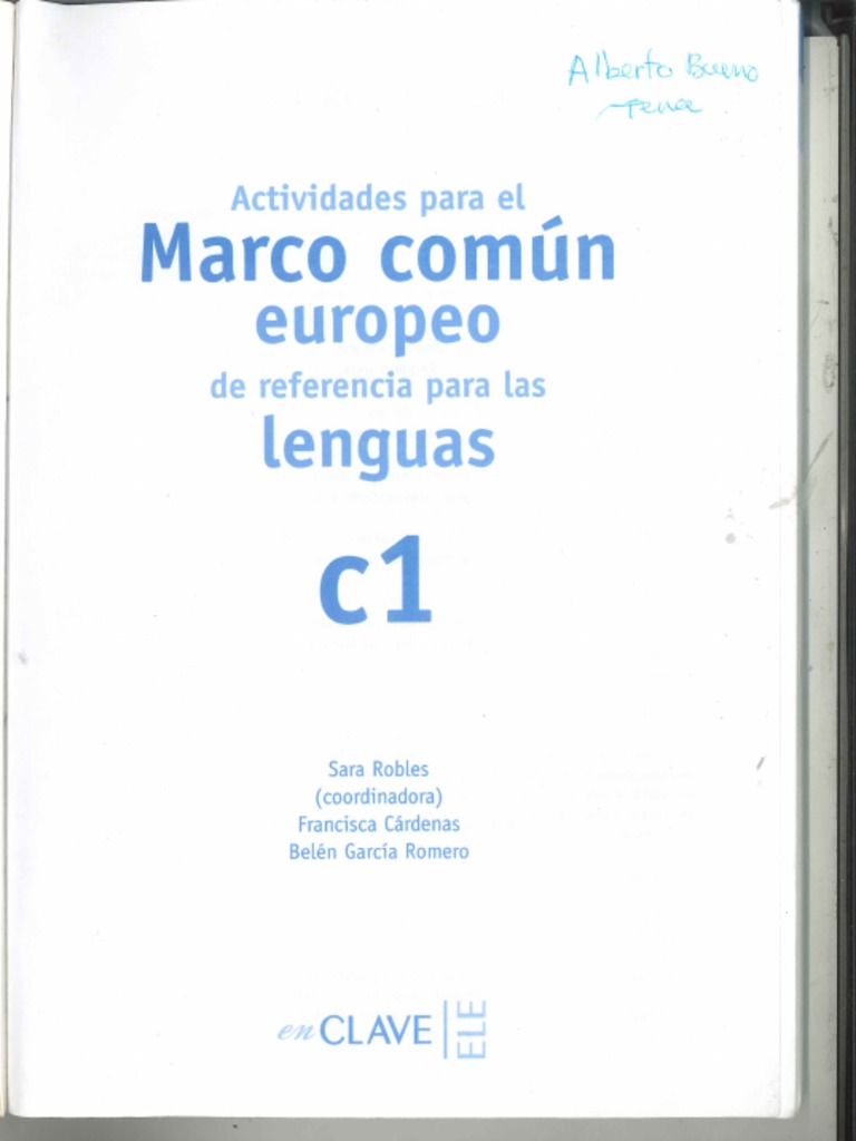 Marco Comùn Europeo c1 | PDF