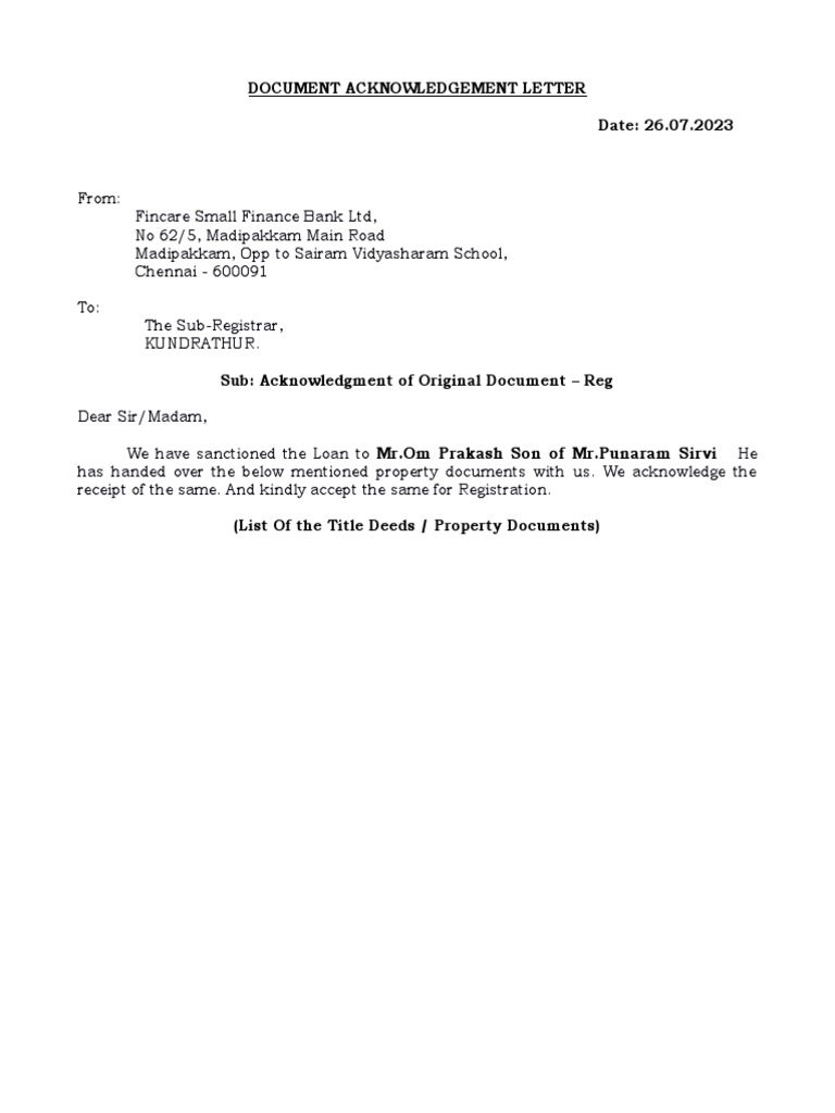 SRO Letter - OM PRAKASH | PDF | Personal Finance | Financial Services