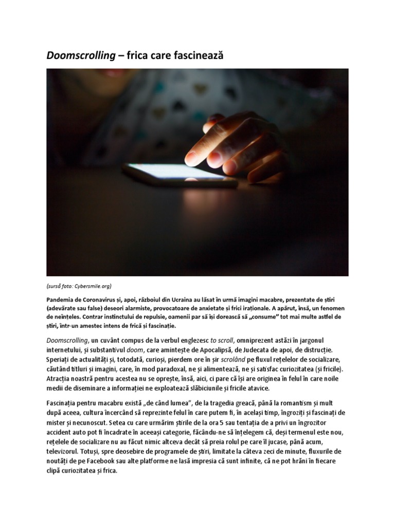 Doom Scrolling | PDF