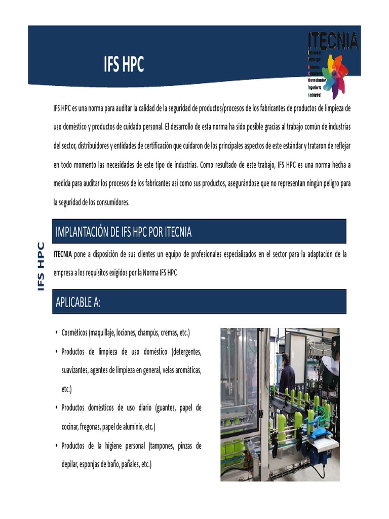 Ifs HPC | PDF | Productos cosméticos | Business
