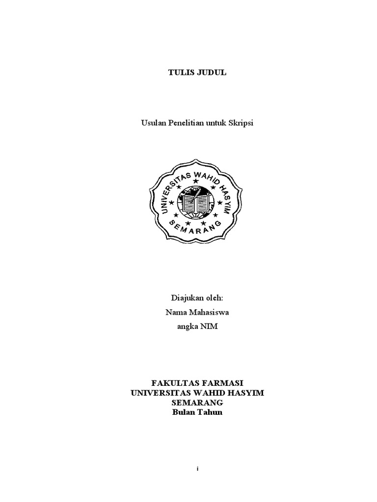 32template Proposal Skripsi FF Unwahas | PDF
