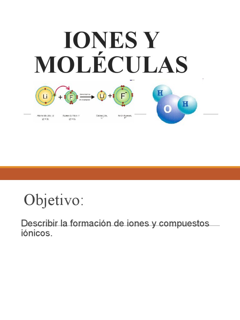Formación de Iones y Moleculas | PDF
